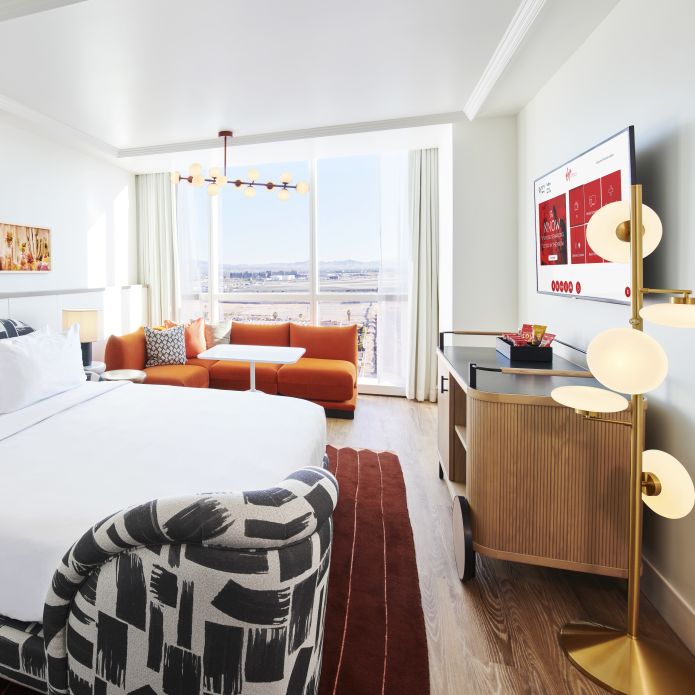 Ruby Tower Rooms | Virgin Hotels Las Vegas, Curio by Hilton